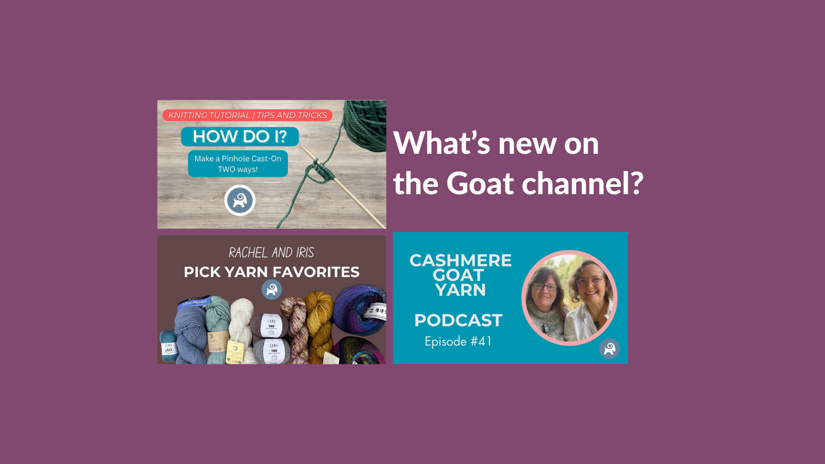 NEW on the Goat's YouTube Channel! — Cashmere Goat