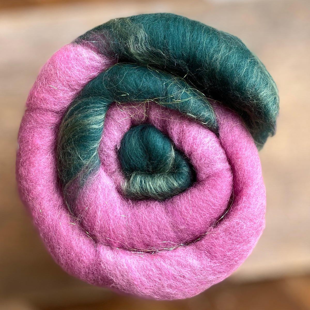 Stacey's Spinning Haven Art Batt - Maine Wool, Silk, Bamboo and Firest ...